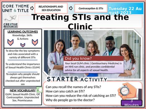 Contraception And Stis Pshe Unit Teaching Resources