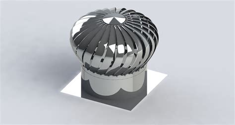 Turbo Ventilation Fan Industrial Fan 3d Cad Model Library 46 Off