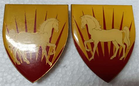 South African Army Sadf Middelburg Commando Shoulder Flash Pair Was