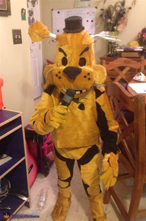 Golden Freddy Costume Five Nights At Freddys Movie Hi Res Stock