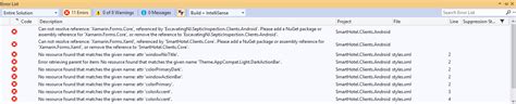 Xamarinforms Build Fails Stack Overflow