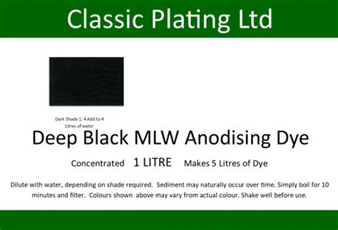 Anodising Dyes Eplating