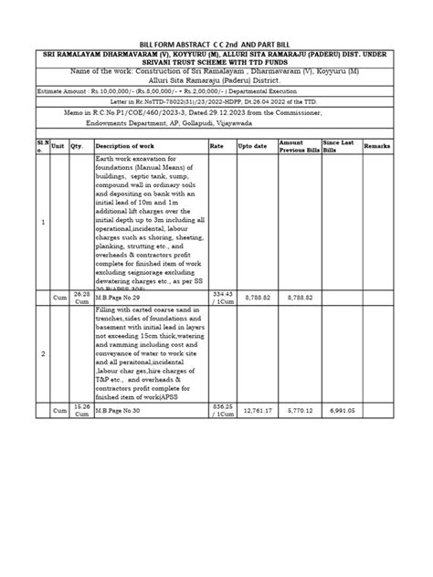 16512 Bill Form Pdf Construction Aggregate Concrete