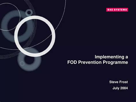Ppt Implementing A Fod Prevention Programme Powerpoint Presentation