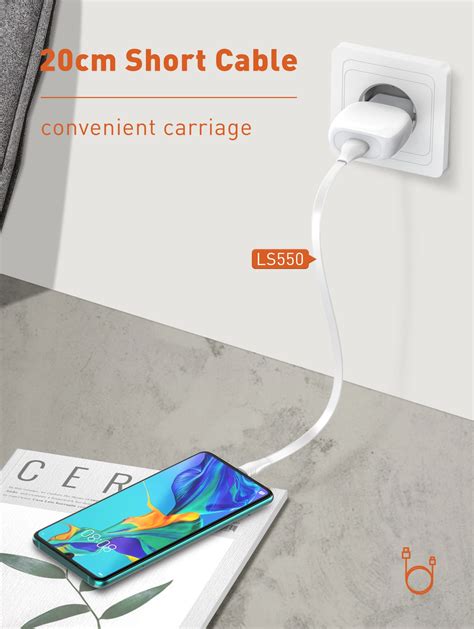 Ldnio Ls550 Usb Cable Mobile Phone Charging Cable 21 A Fast Charging