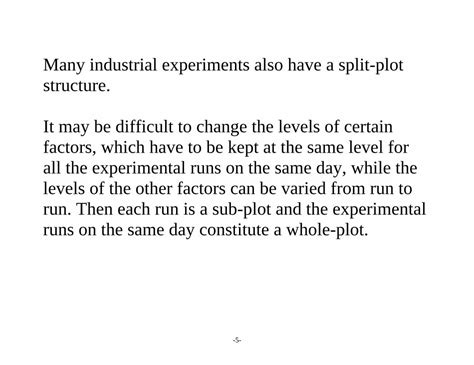 pdf complete factorial experiments in split plots and …cheng