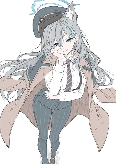 Safebooru 1girl Alternate Costume Black Pants Blue Archive Blue Eyes