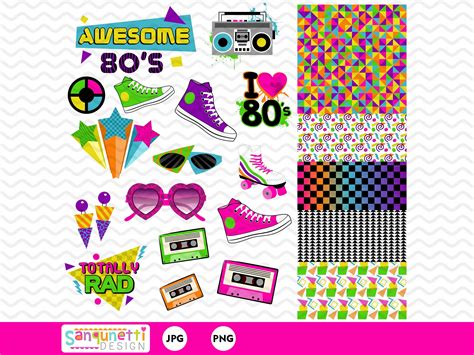 80s Clip Art Sunglasses