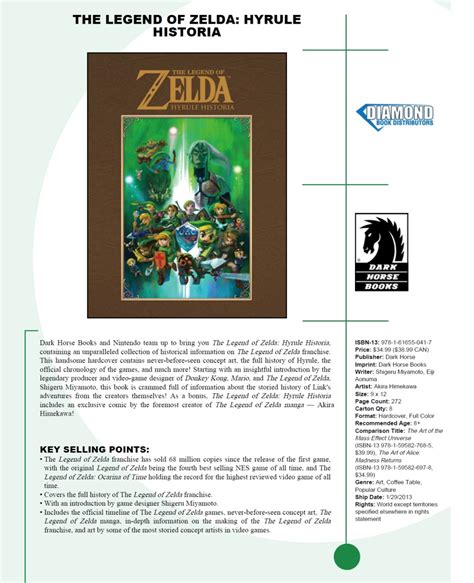 Hyrule Historia Heading To North America Early Next Year