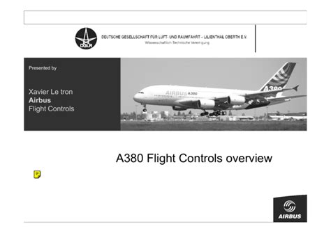 A380 Flight Controls Overview Airbus Presentation