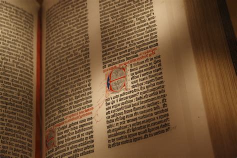 By The Numbers The Gutenberg Bible Door County Pulse