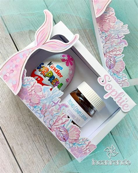 Porta Nutella Ed Ovetto Tema Sirena Per Il Primo Compleanno Di Sophie Nutella And Kinder