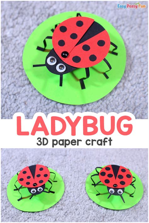 Ladybug Craft Template