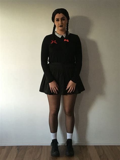 Sexy Wednesday Addams Halloween Costume