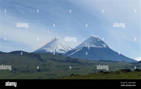 The Kamchatka Volcano Klyuchevskaya Hill The Nature Of Kamchatka
