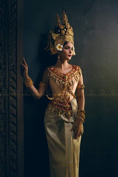 Apsara Cambodia Tep Apsor Khmer Female Portrait Asian Beauty Women