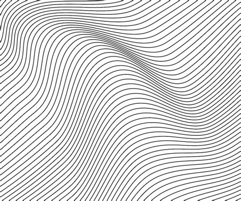 Premium Vector Distorted Lines Background