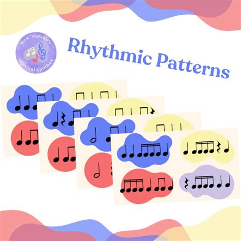 Rhythm Patterns Pdf And Canva Template Included Tpt