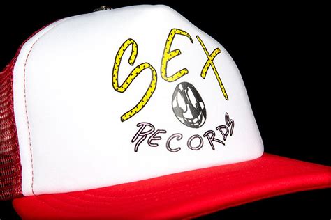 Chrome Hearts Matty Boy Sex Records Stay Fast Trucker Hat Tangerine