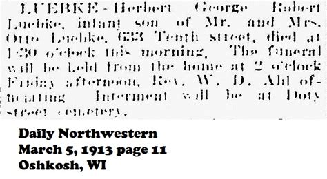 Herbert George Robert Luebke Unknown 1913 Find A Grave Memorial