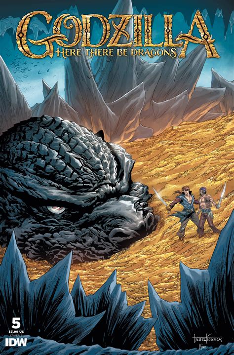 Godzilla Here There Be Dragons 5 Preview From Idw Godzilla Toho
