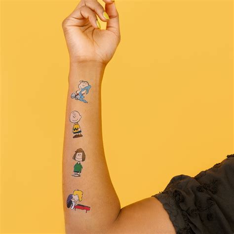 Peanuts Classic Character Tattoo Sheets The Shops At The Denver Art Museum