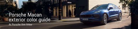 Porsche Macan Colors Macan Exterior Paint Color Options For 2026