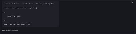 Customizing Text In Stexpander Using Streamlit Streamlit