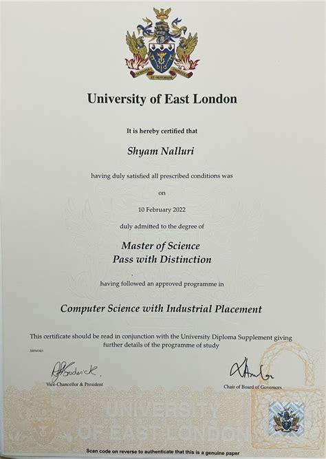 Shyam Nalluri On Linkedin Graduate