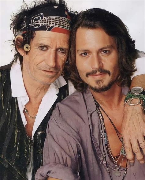Johnny Depp Paul Mccartney Keith And James Keith Richards Pirates Of