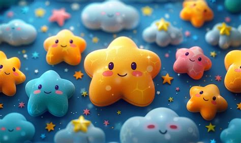 Cute Illustration Background Premium Ai Generated Image