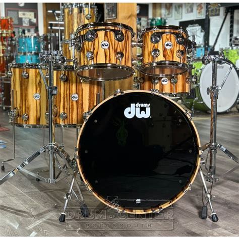 Dw Collectors Cherrymahogany 6pc Drum Set Exotic Chechen Wnickel Hw
