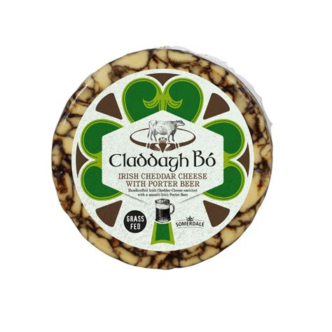 Somerdale Claddagh Bo Irish Cheddar Porter Beer 5lb Supermarket Italy