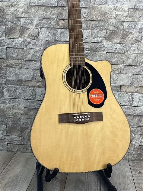 Fender 0970193021 Cd 60sce Dreadnaught 12 String Natural Cd60sce