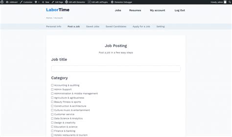 Profile Menu Widget Overview For Elementor Jetengine Crocoblock