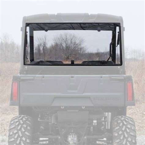 Superatv Rear Windshield Standard Poly Clear Rws P Ranmid 75