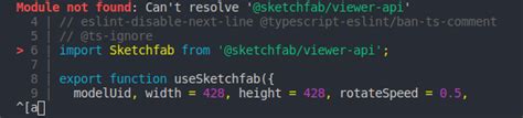 Typescript Does Not Properly Resolve The Viewer Api As A Module Issue Sketchfab Viewer