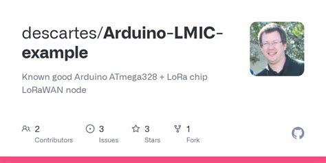 GitHub Descartes Arduino LMIC Example Known Good Arduino ATmega