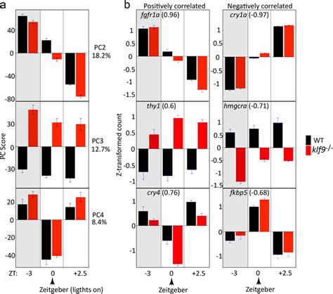 principal component analysis reveals the effects of time of day