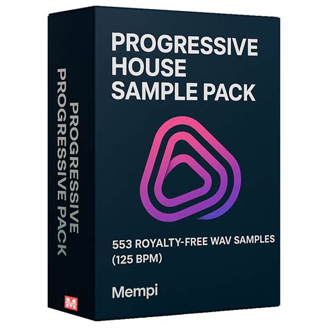 Progressive House Sample Pack 553 Wav Samples 125 Bpm Mempi