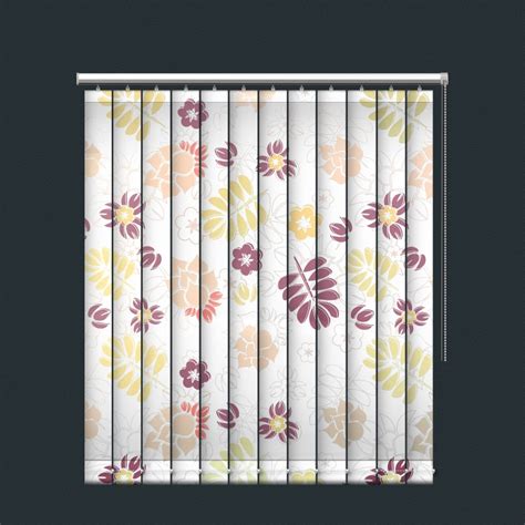 Patterned Vertical Blinds