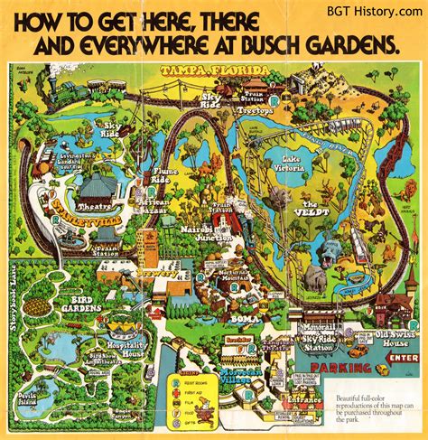 Busch Gardens Tampa Parking Lot Map Denver Broncos Parking