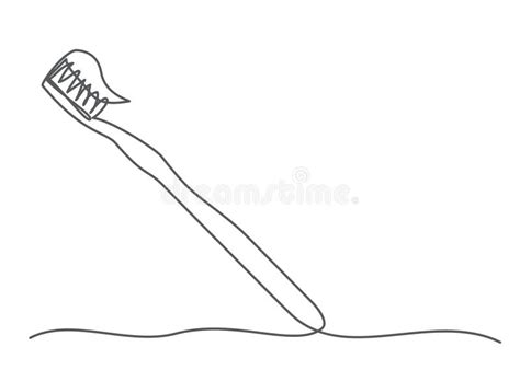 Toothbrush And Toothpaste Line Drawing At Frank Jimenez Blog