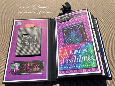 Paper Bag Mini With Cascading Insert Tutorial Ginger Ropp 2019 2020 Introduction Graphic 45