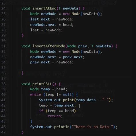 Circular Linked List Circularlinkedlist In Java Circular Linked List In Java Dsa Java Code