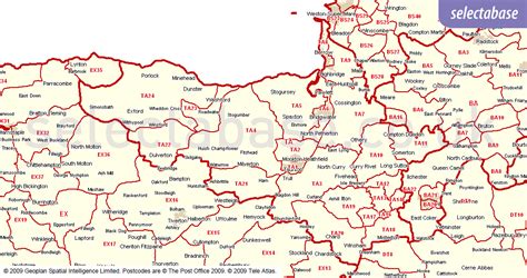Postcode Tools Districts List Selectabase