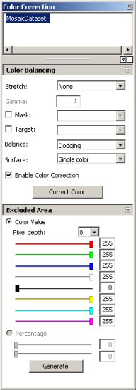 color correcting a mosaic dataset—arcmap documentation