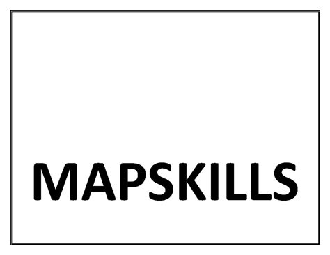 Mapskills Mapwork Geo1541 Mapskills Studocu