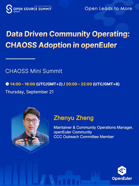 Openeuler On Linkedin Ossummit Chaoss Openeuler Ossummiteu Osseu