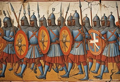 Medieval War Scene Stable Diffusion Online